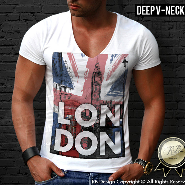London Men's T-shirt Big Ben UK Flag RB Design Tank Top MD013 – RB ...