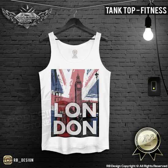 London Men's T-shirt Big Ben UK Flag RB Design Tank Top MD013 – RB ...
