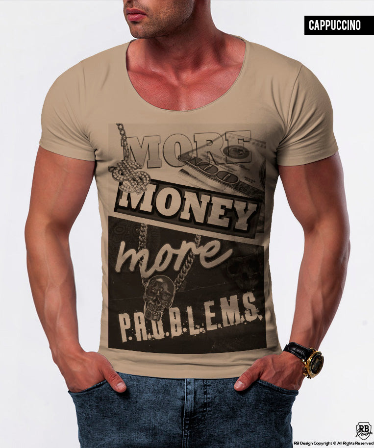 Men's T-shirt "More Money More Problems" / color option / MD336 – RB ...