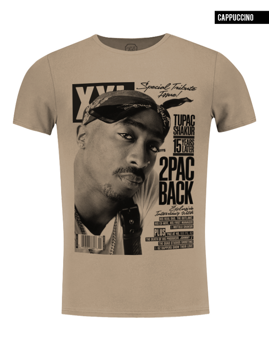 Rare Men's 2pac T-shirt Khaki Gray Beige Hip Hop Graphic Tee / Color O ...