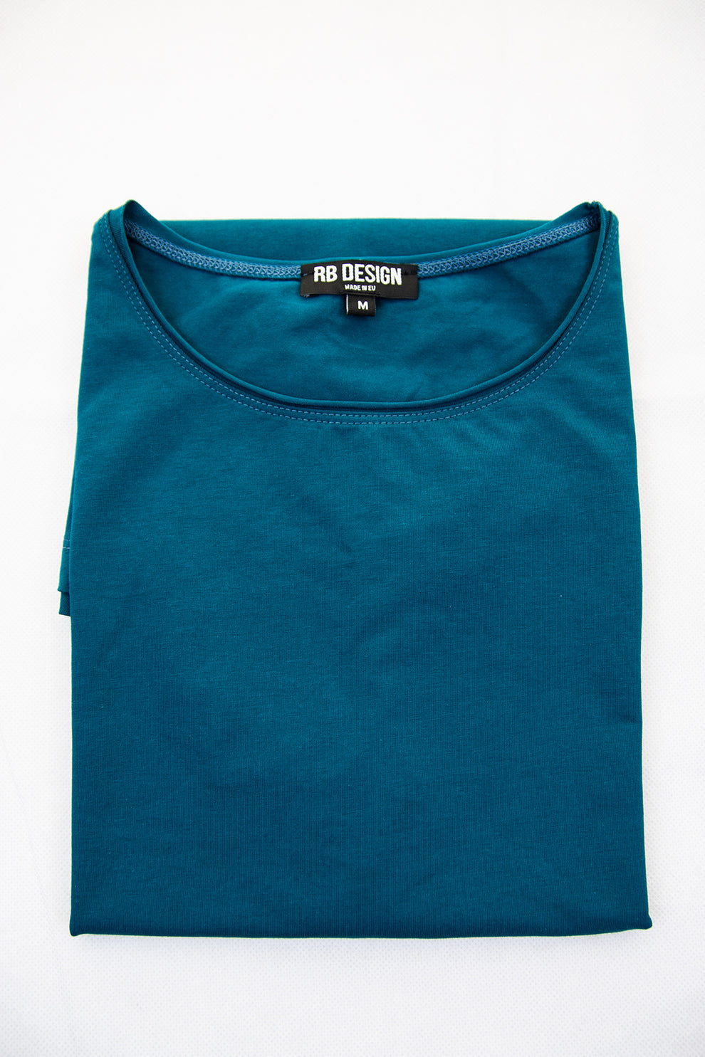 2 Pack Ocean Blue Men's Plain Round Neck T-shirt - Longline – RB Design ...